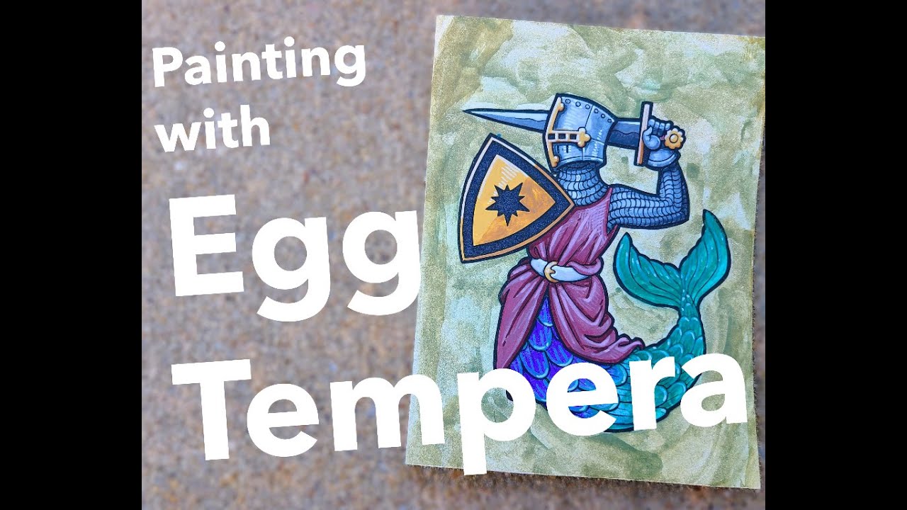 Painting with Egg Tempera - YouTube