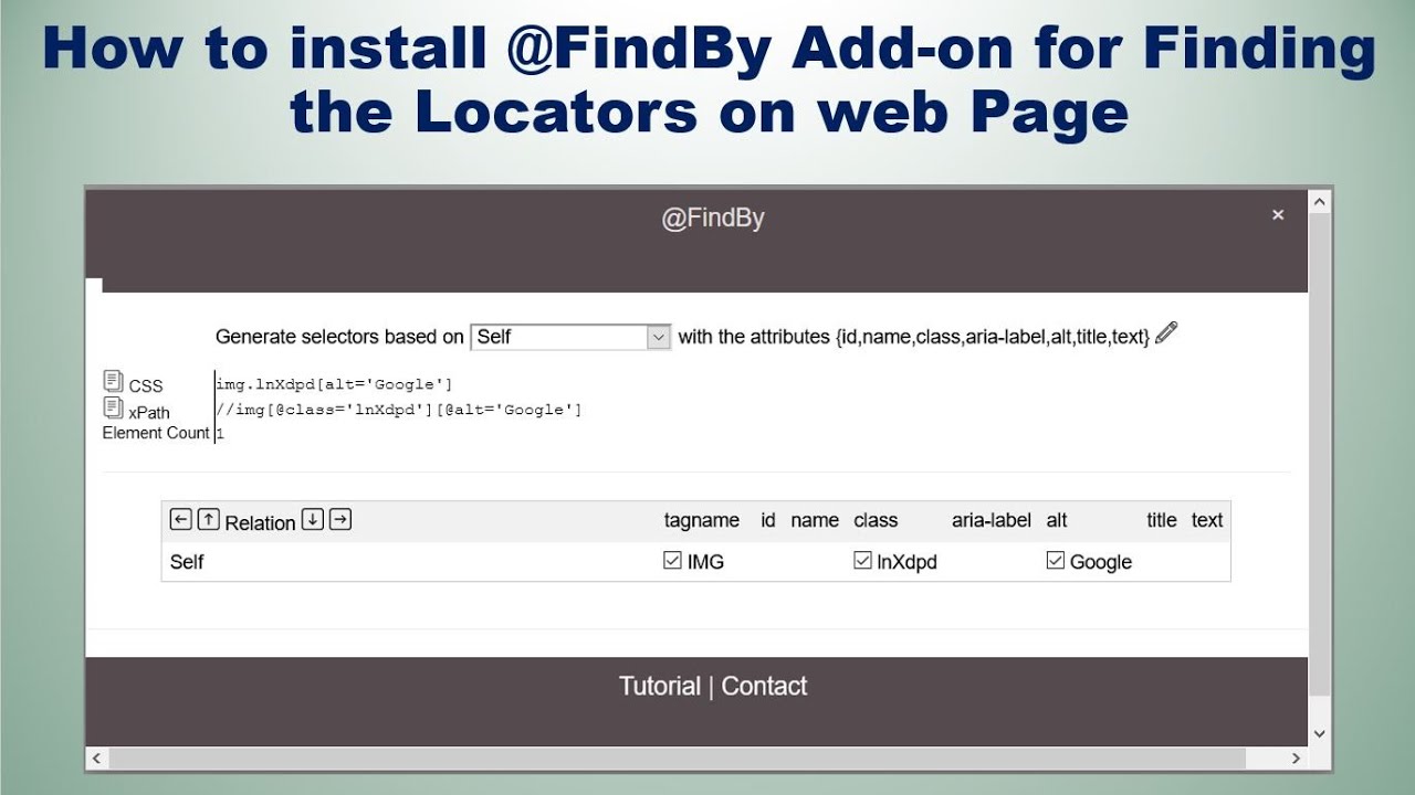 How To Install FindBy Add On To Find Locators For Selenium WebDriver how-to-install-findby-add-on-to-find-locators-for-selenium-webdriver