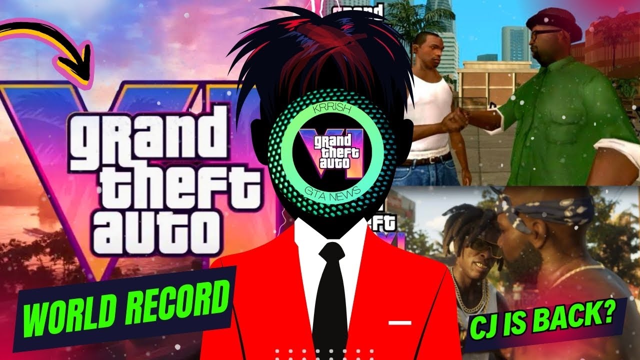 GTA 6 News, GTA 6 World Record?, CJ Is Back In GTA 6, Vice City - YouTube