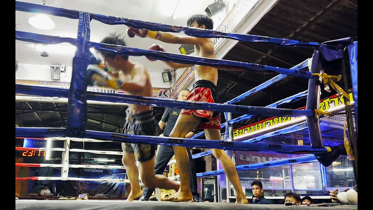 Thai Boxing | TKO @ 4m 21s | Chiang Mai, Thailand - YouTube