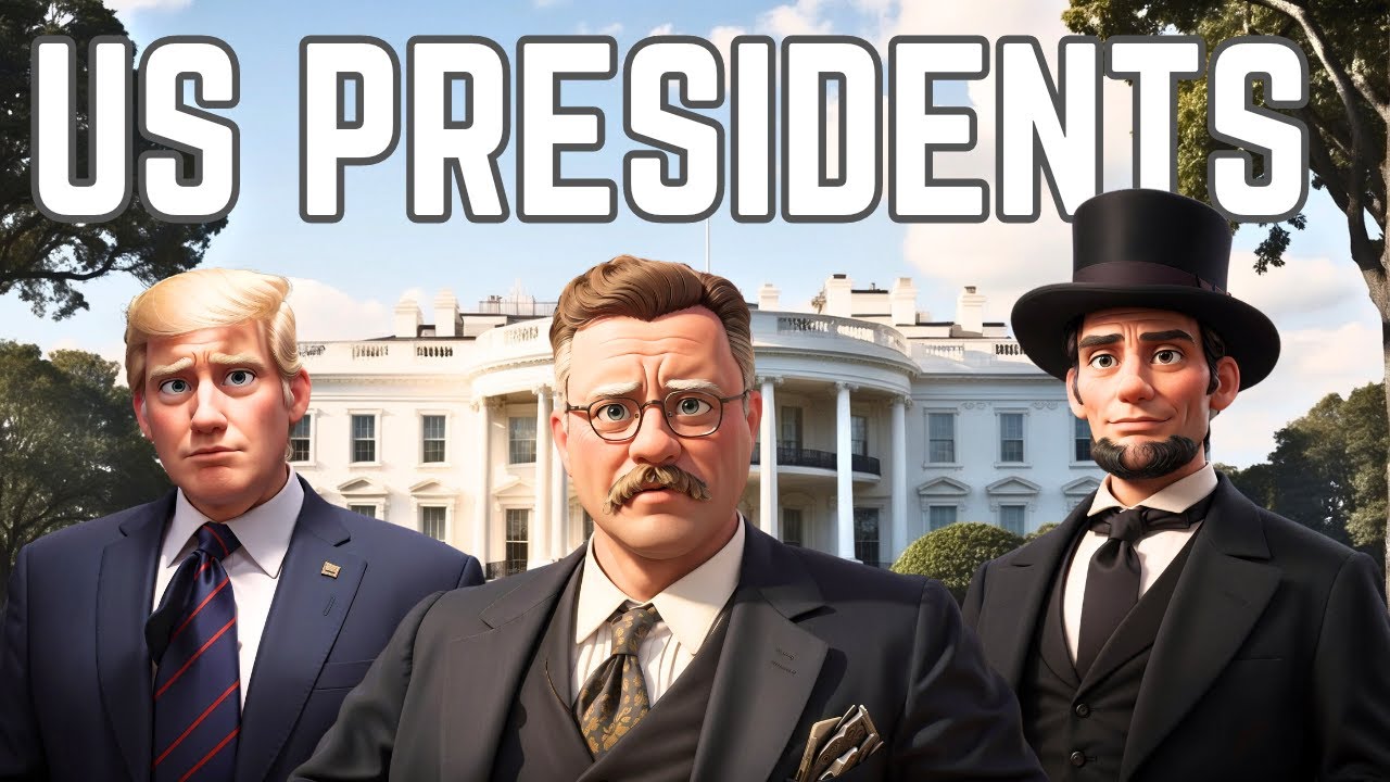 Recreating all 45 US Presidents as Cartoon Characters! - YouTube