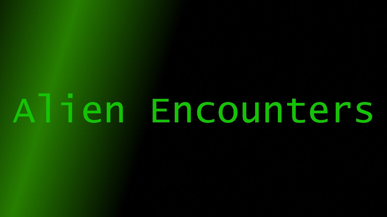 Alien Encounters Teaser - YouTube