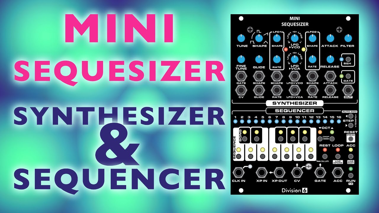 Division 6 Mini Sequesizer - Sequencer & Synthesizer // Full ...