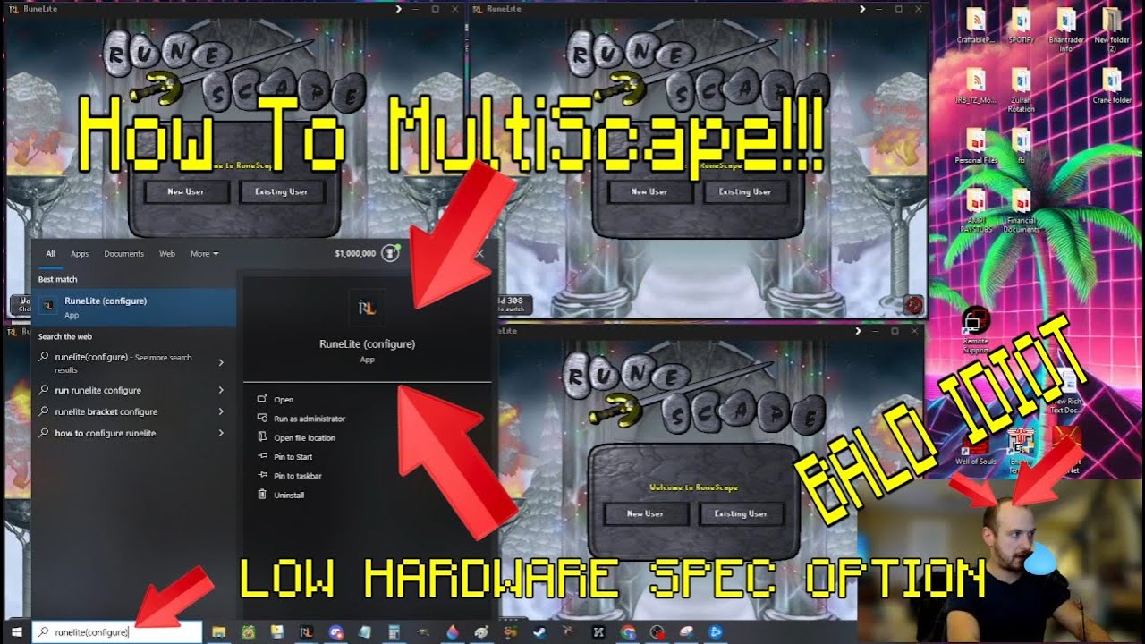 Osrs Quick Guide - LOW SPEC OPTION For Multiple Osrs Windows On Screen ...