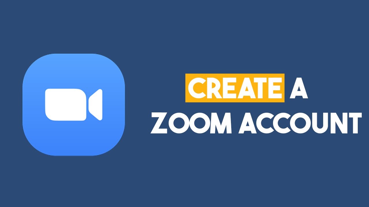 How To Create A Zoom Account (Quick And Easy Guide) - YouTube