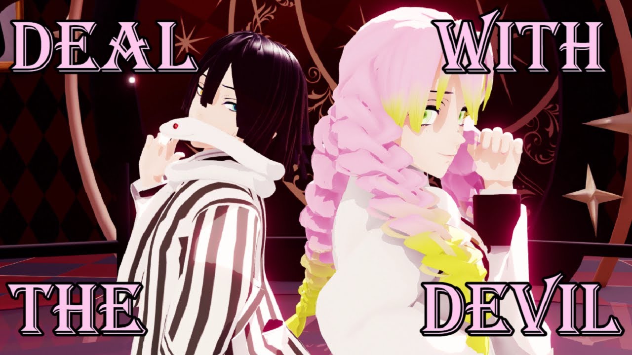 【鬼滅の刃MMD】Deal with the Devil 【Obanai/Mitsuri】 - YouTube