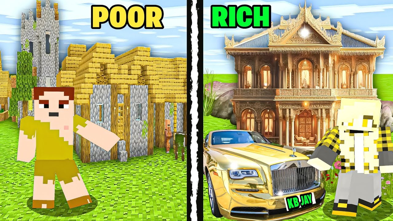 Poor to Rich in Minecraft - YouTube