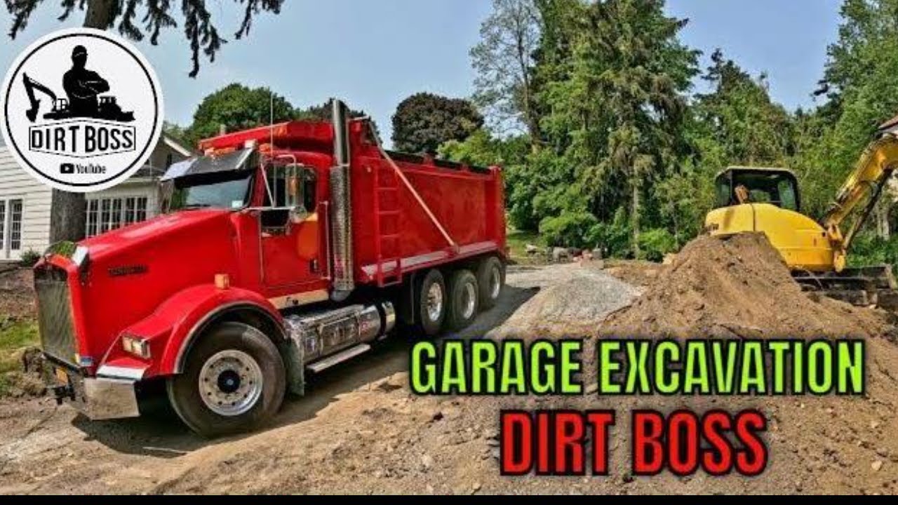 Excavating a Garage with a Carriage house - YouTube