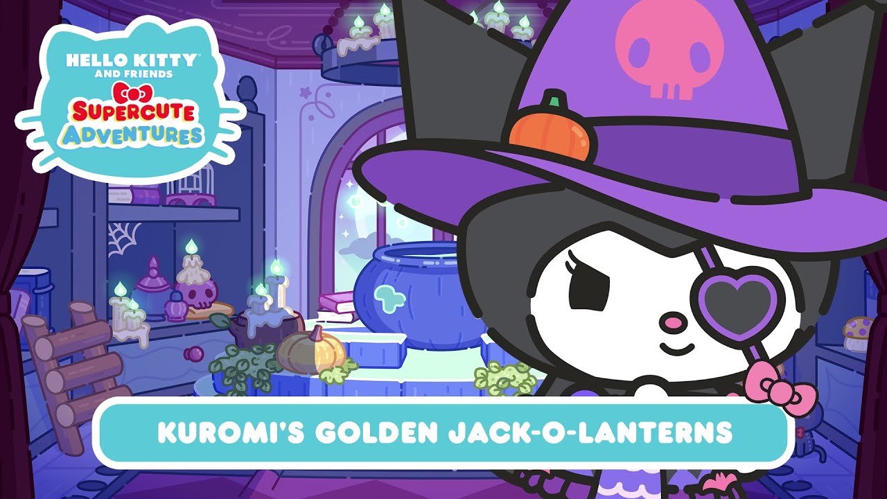 Kuromi's Golden Jack-O-Lanterns | Hello Kitty and Friends Supercute ...