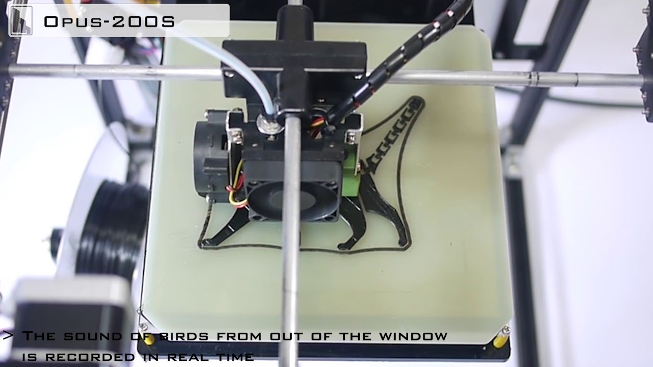 Opus-200S Printing movie clip - YouTube
