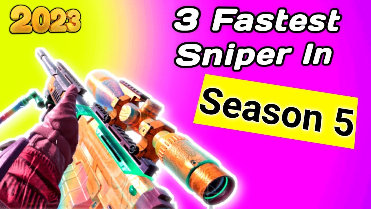 3 Fastest Sniper in season 5 || 2023 || Codm - YouTube