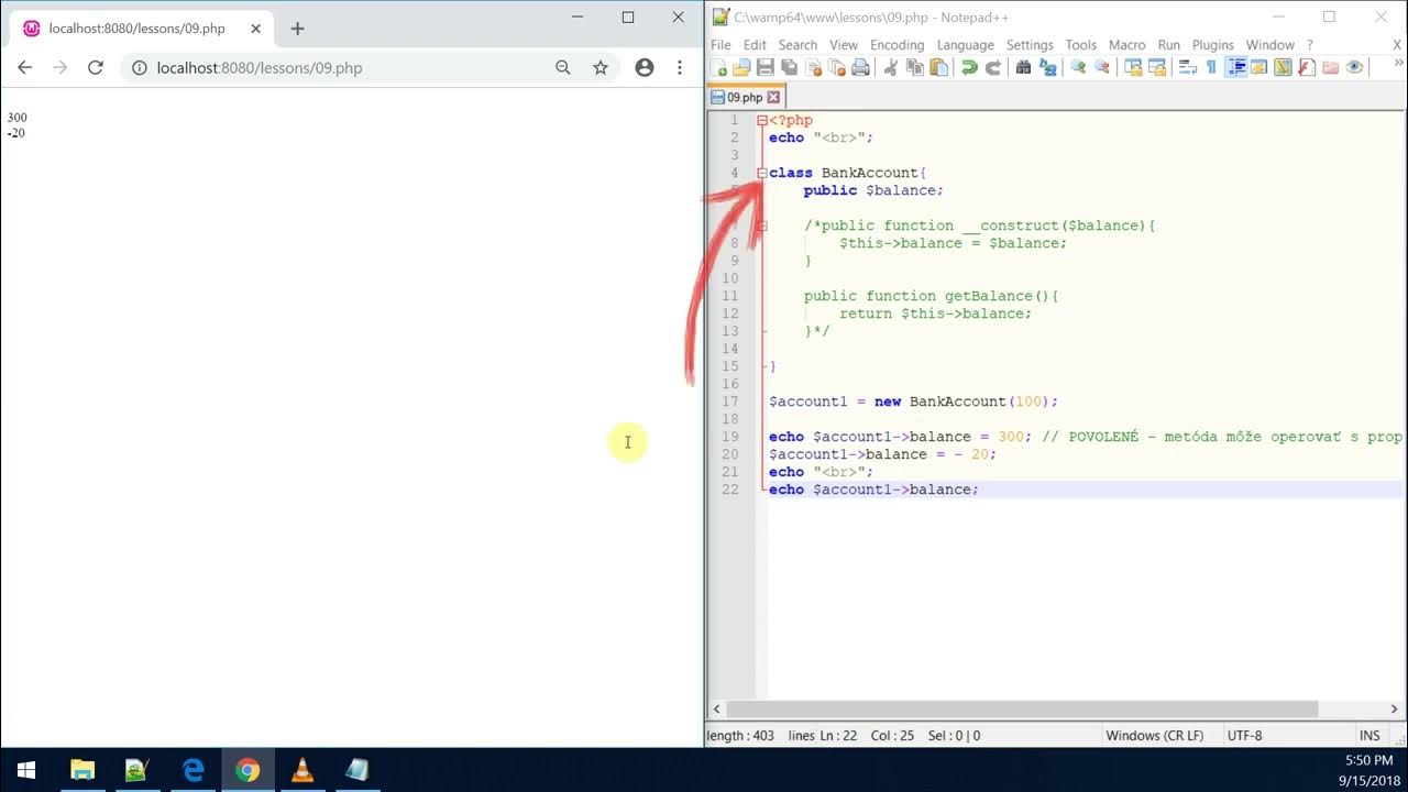 PHP/OOP - 09. Zapúzdrenie v OOP - PHP (encapsulation) - YouTube