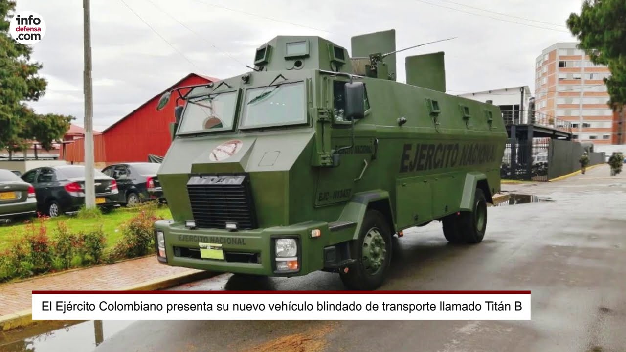 El Ejército Colombiano presenta su nuevo vehículo blindado de ...