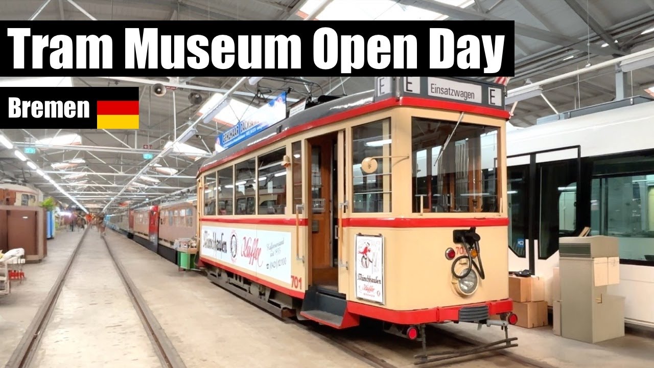 Bremen Tram Museum Open Day - Vintage German Trams & Buses 🇩🇪 - YouTube