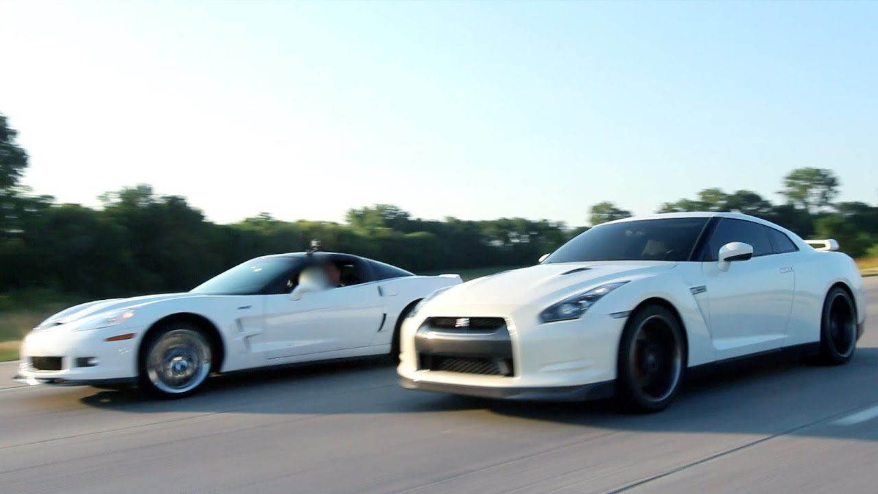 ZR-1 vs GT-R Street Race - YouTube