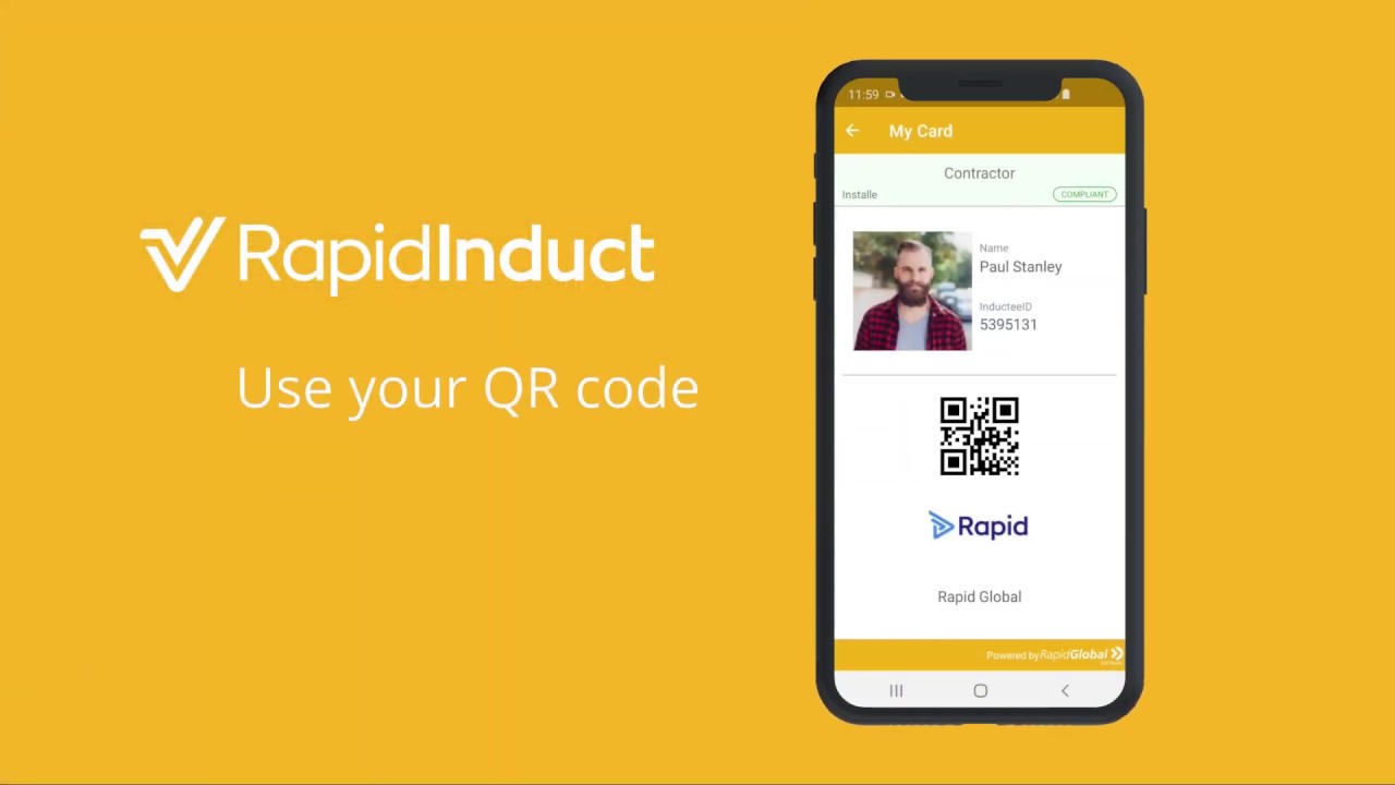 Rapid Solution | No touch sign-in with QR code - YouTube