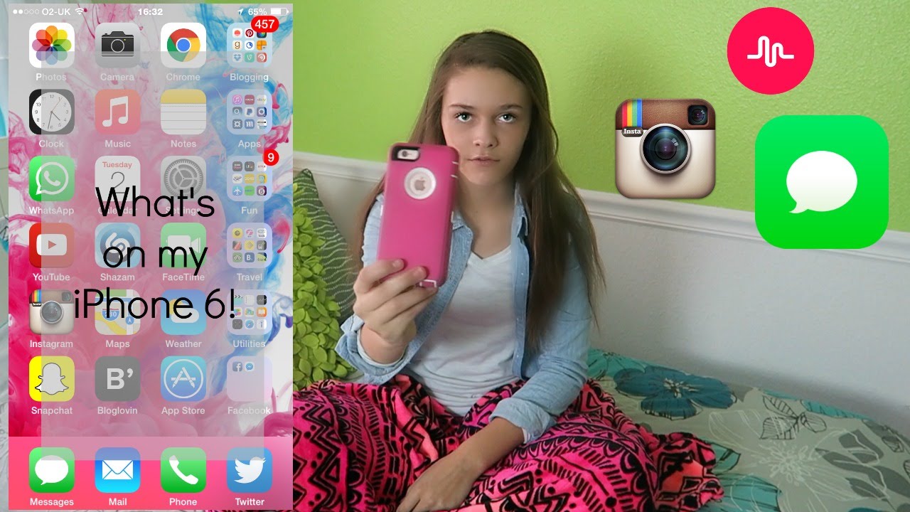 WHAT'S ON MY iPHONE! | Emma Marie's World! - YouTube