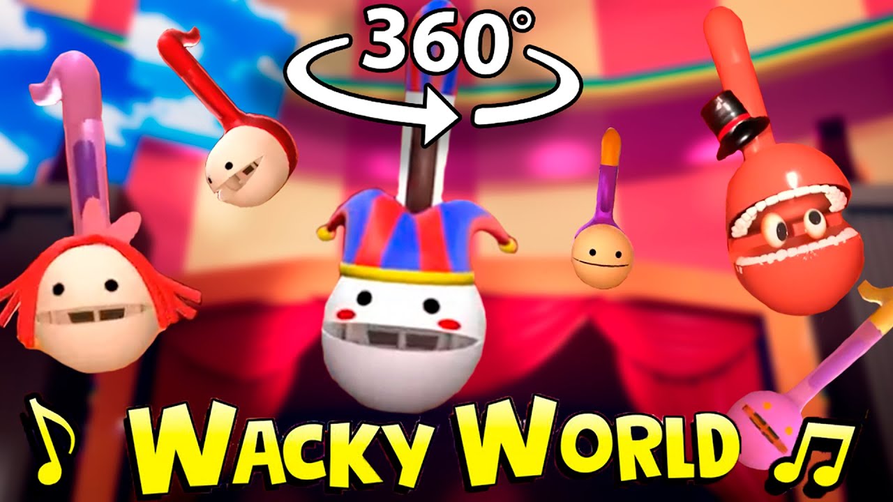 360º VR "Wacky World" Otamatone Version The Amazing Digital Circus ...
