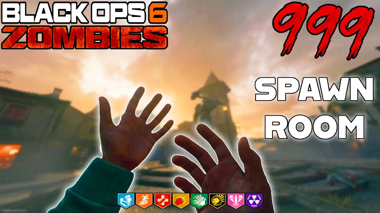 BLACK OPS 6 SPAWN ROOM ROUND 999 NO GUMS "CITADELLE DES MORTS" WORLD ...