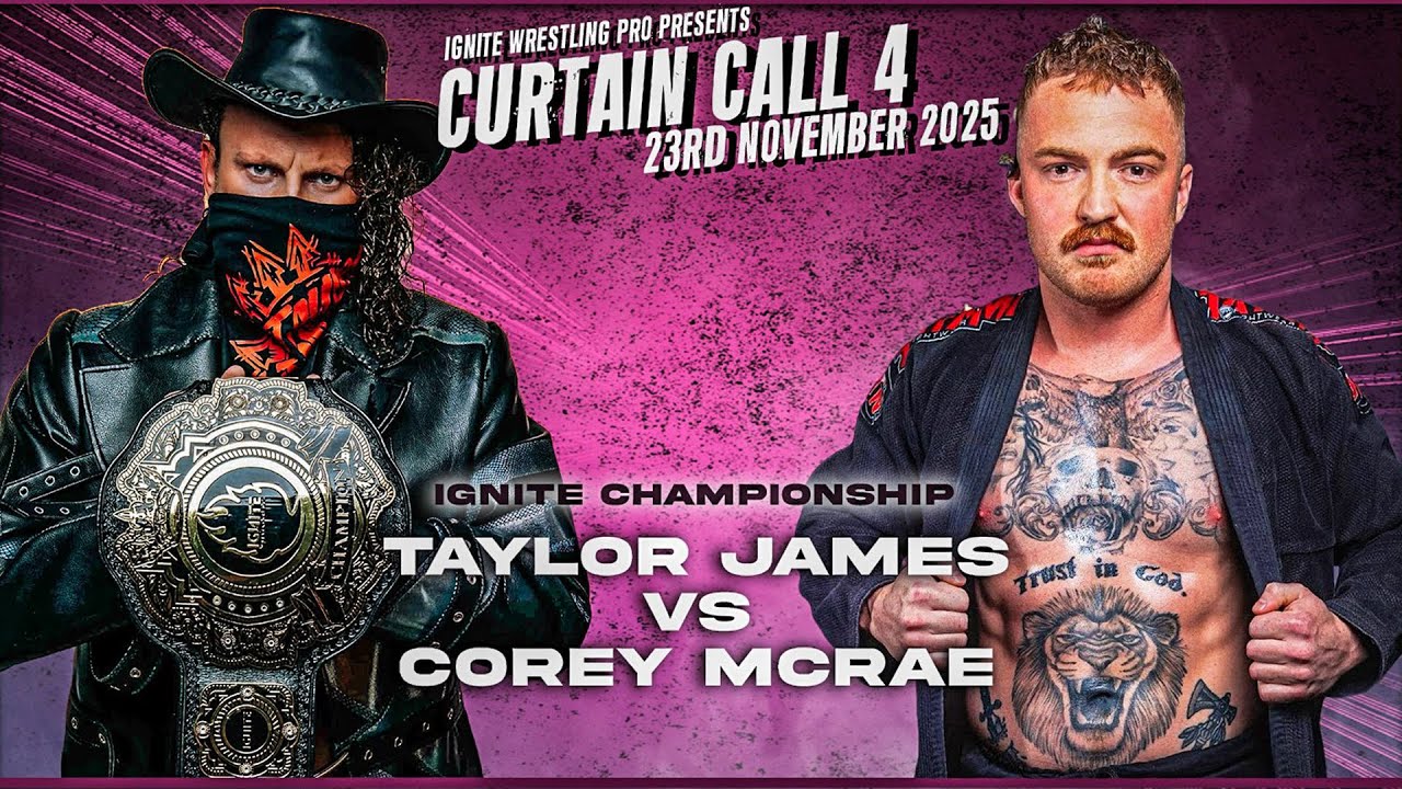 Taylor James vs Cory Mcrae | IGNITE Championship - YouTube