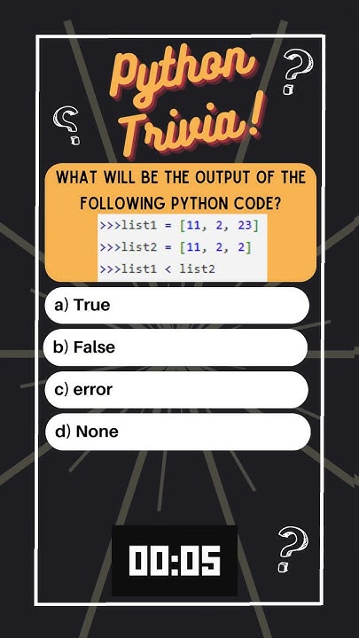 Python Trivia List 14 #coding #python #techcommunity #shorts #trending #viral #datascience - YouTube