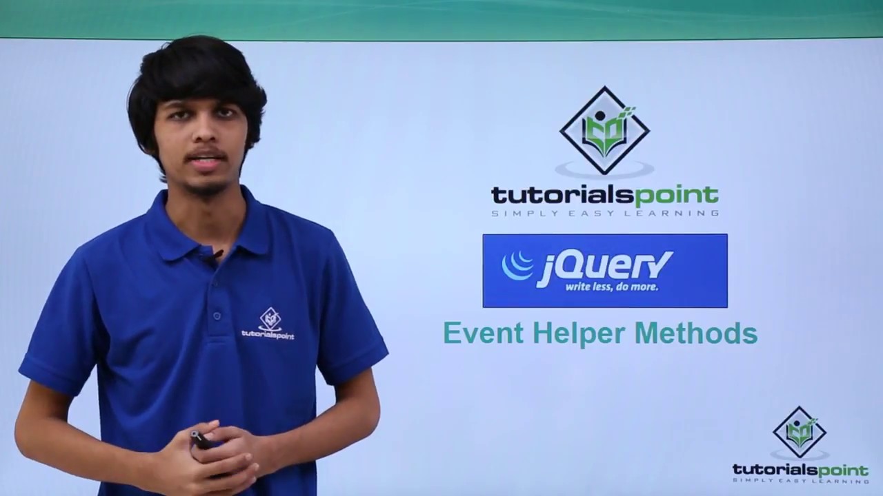 Jquery Event Helper Methods Youtube