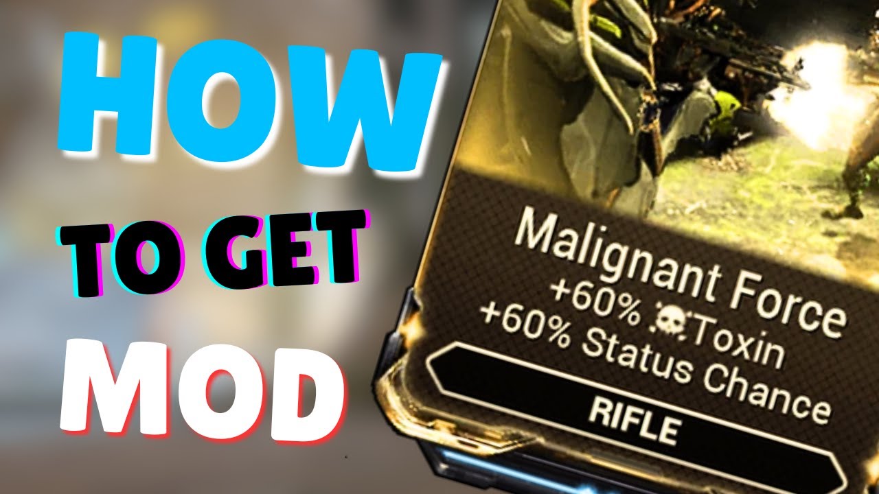 How to get Malignant Force in Warframe - YouTube