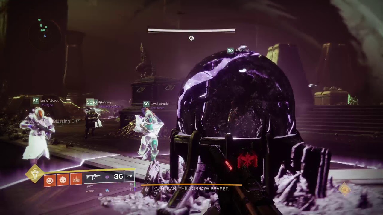 Destiny 2 Crown of Sorrow final raid boss encounter with prospector ...