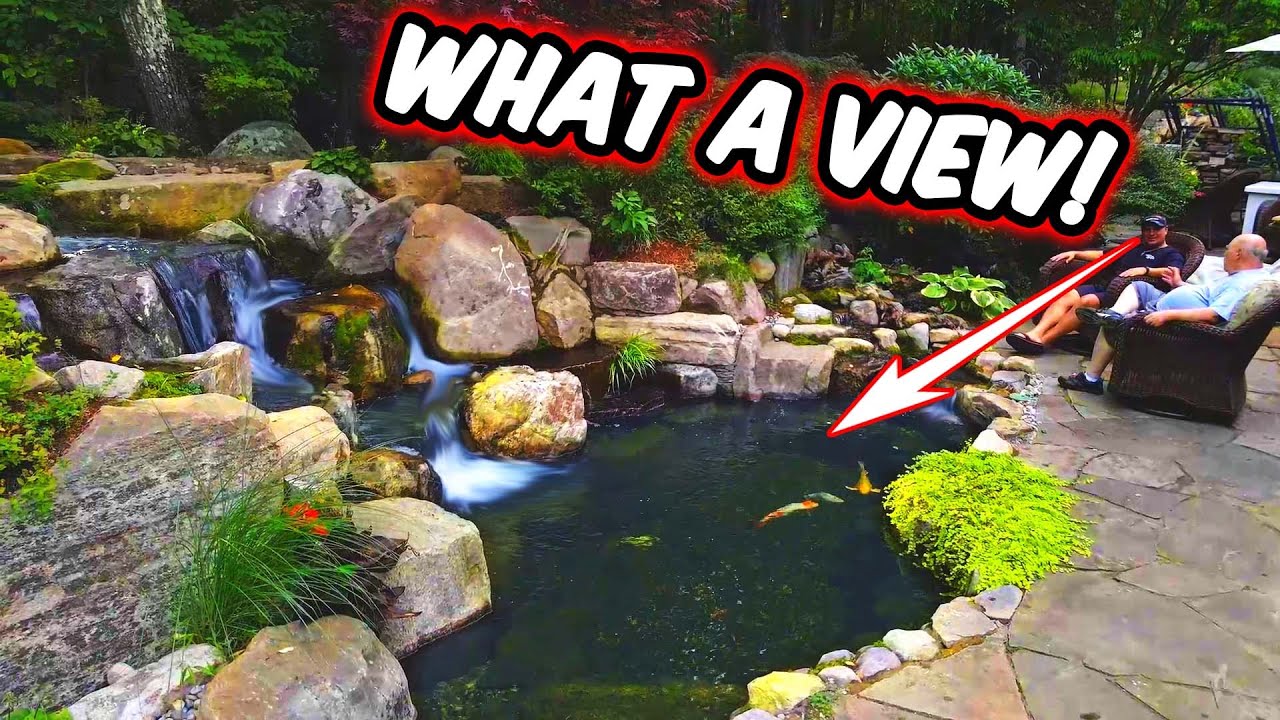 Indoor POND VIEWS From Every Window! - YouTube