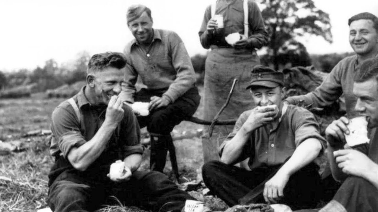 German POWs Broke Down When British Farmers Invited Them for a Family ...