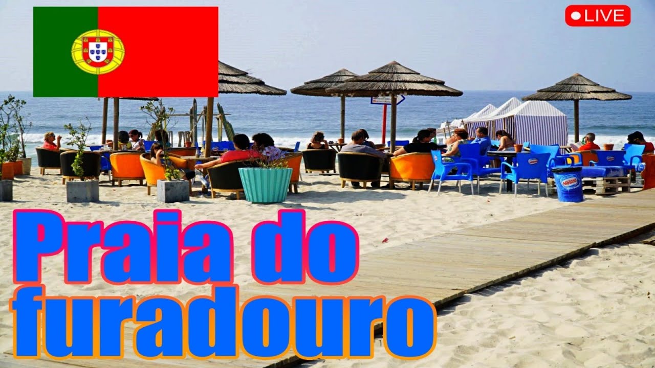 PRAIA DO FURADOURO EM OVAR, AVEIRO, PORTUGAL /// primeira live teste do ...
