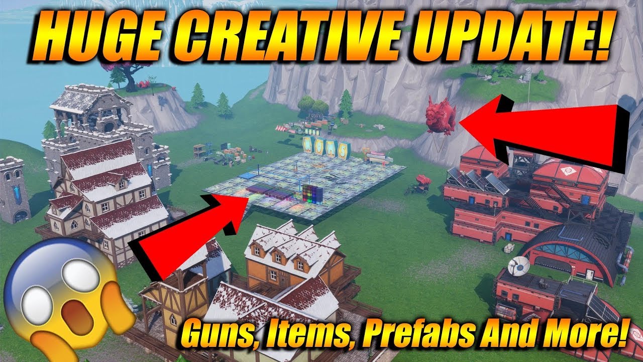 BIG CREATIVE UPDATE FOR FORTNITE! NEW Prefabs, MUSIC, GUNS AND Devices ...