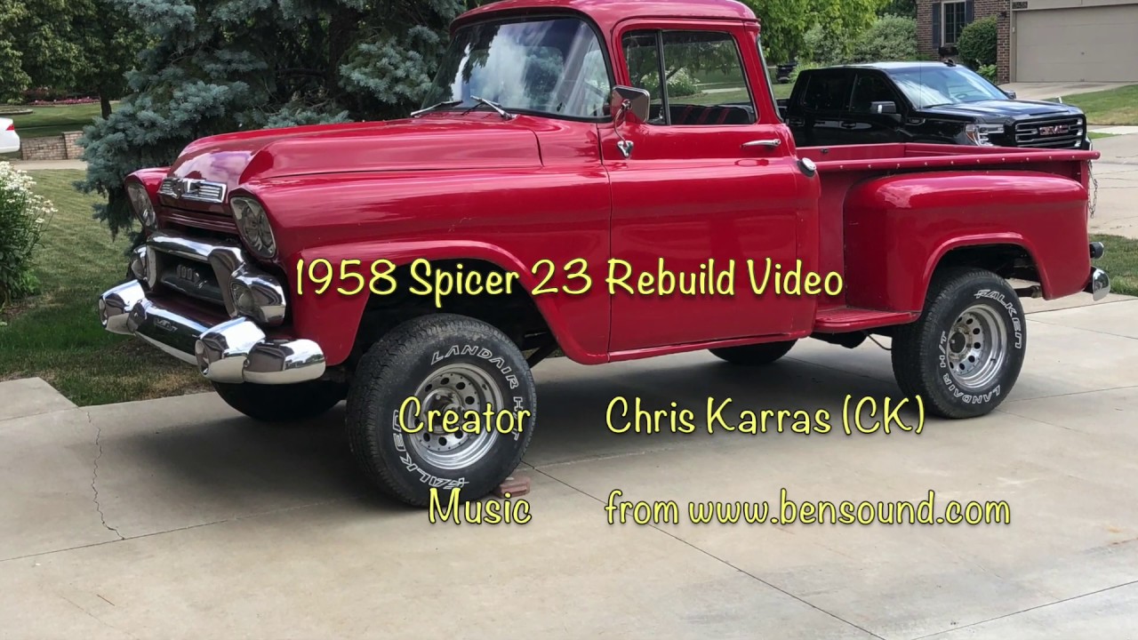 SPICER 23 TCASE Rebuild NAPCO - YouTube