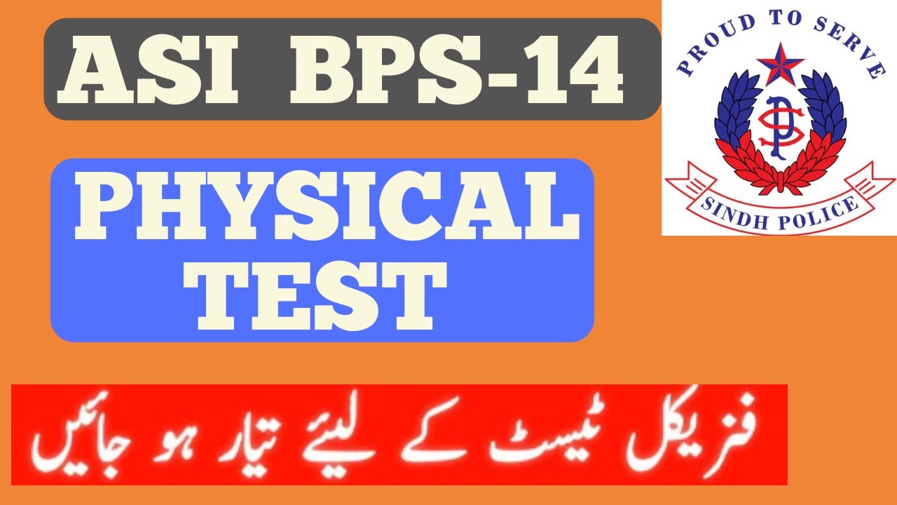Schedule for ASI Physical Test | Physical Test of ASI | SPSC ASI ...