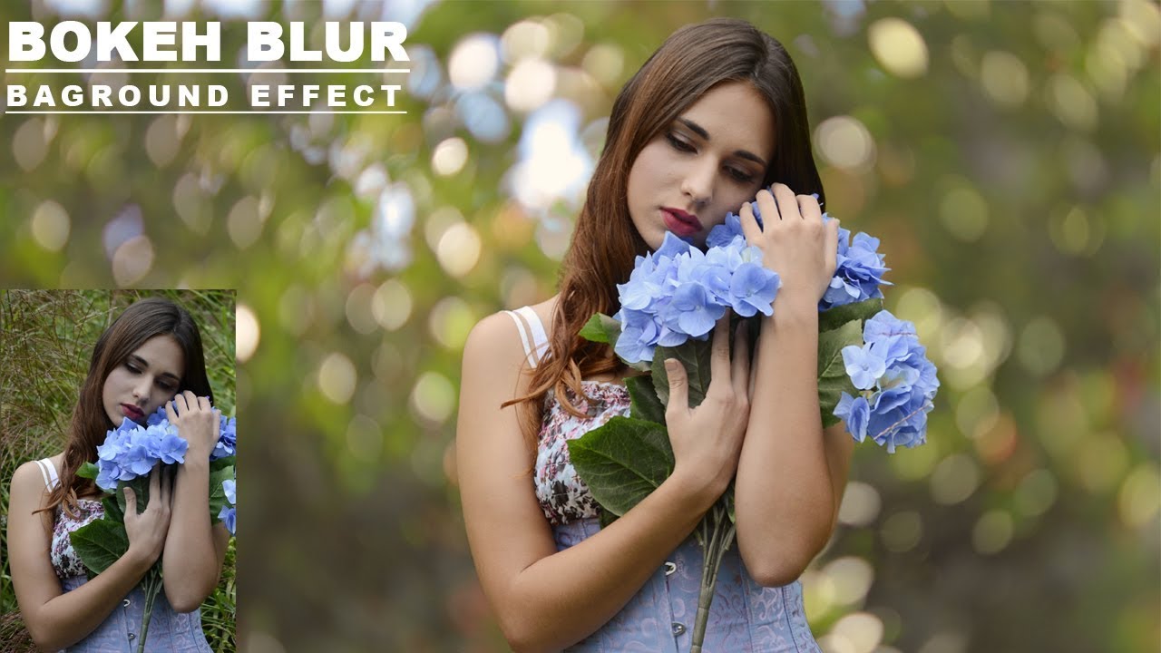 How to Bokeh Blur to Background in Photoshop Like Very Expensive Lens ...