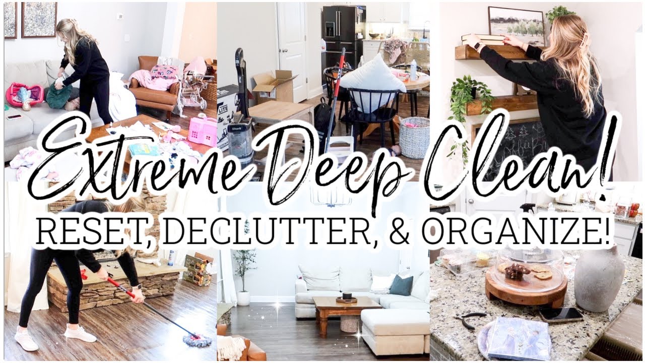 *NEW* EXTREME! DEEP CLEAN, DECLUTTER, + ORGANIZE! || FRESH START FOR ...