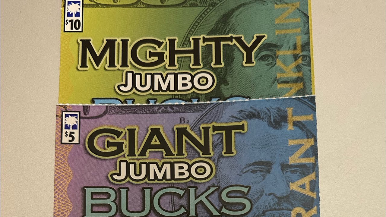 Mighty Jumbo Bucks and Giant Jumbo Bucks South Carolina lottery tickets ...