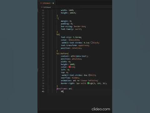 Text Animation | HTML CSS #shorts #shortsfeed - YouTube