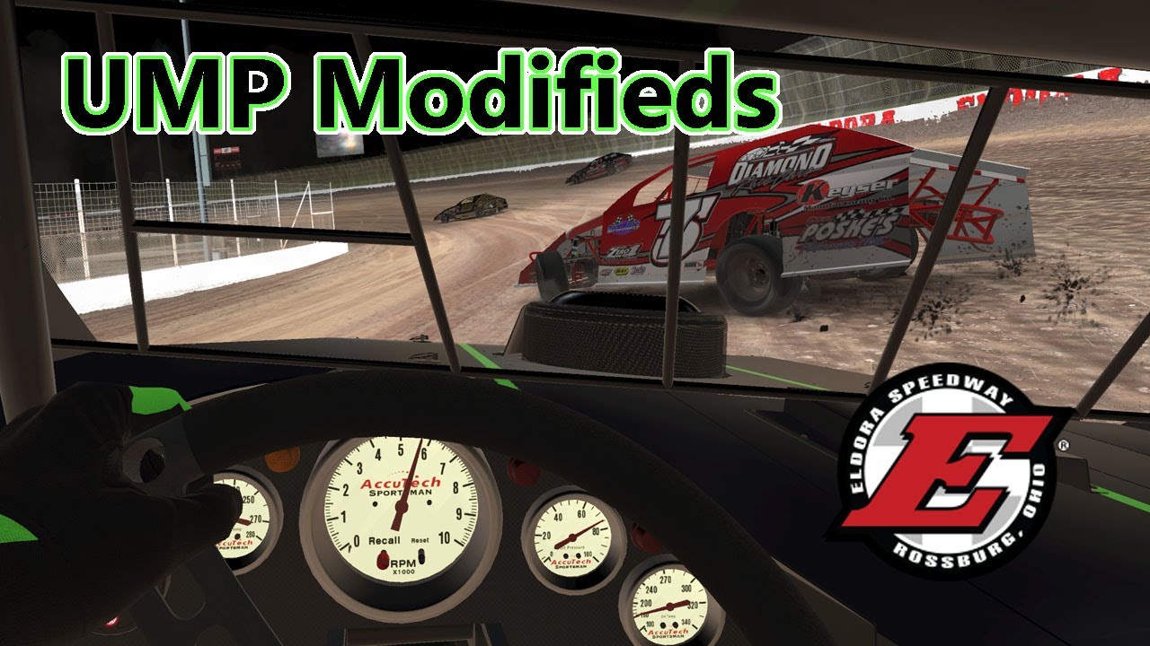 iRacing UMP Modifieds @ Eldora Speedway - YouTube