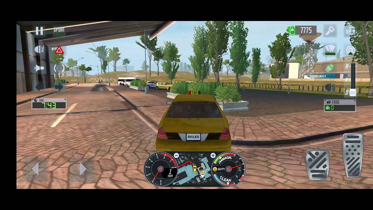 boring ride taxi driver simulator level 3 - YouTube