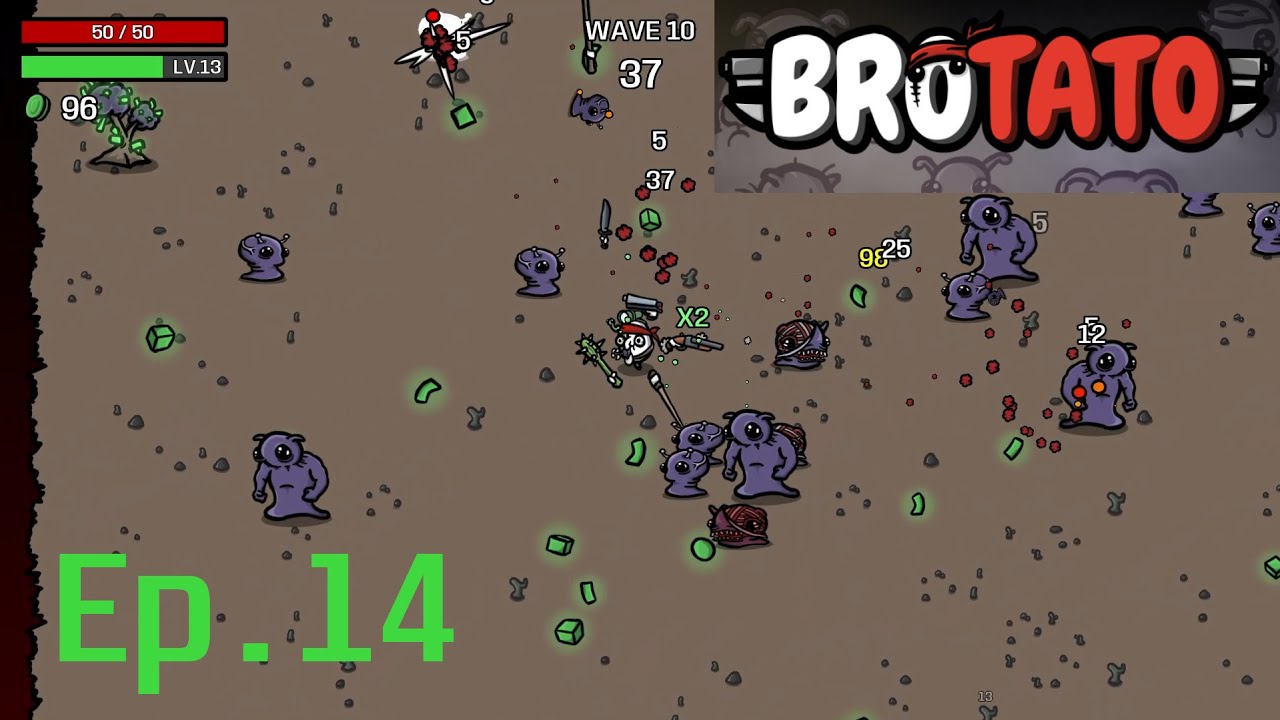 Brotato - Gameplay Walkthrough Ep.14 I'm back at it again | No ...