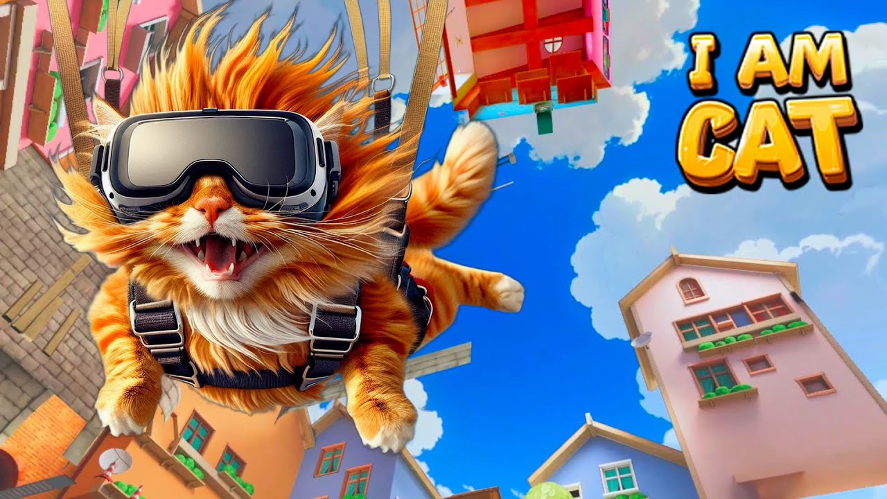 SKYDIVING CAT!!!! – I Am Cat VR! - YouTube