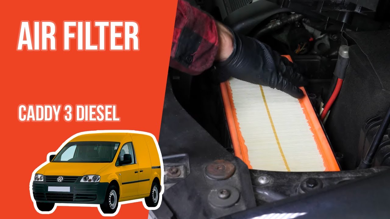 How to replace the air filter Caddy mk3 1.9 TDI 💨 - YouTube