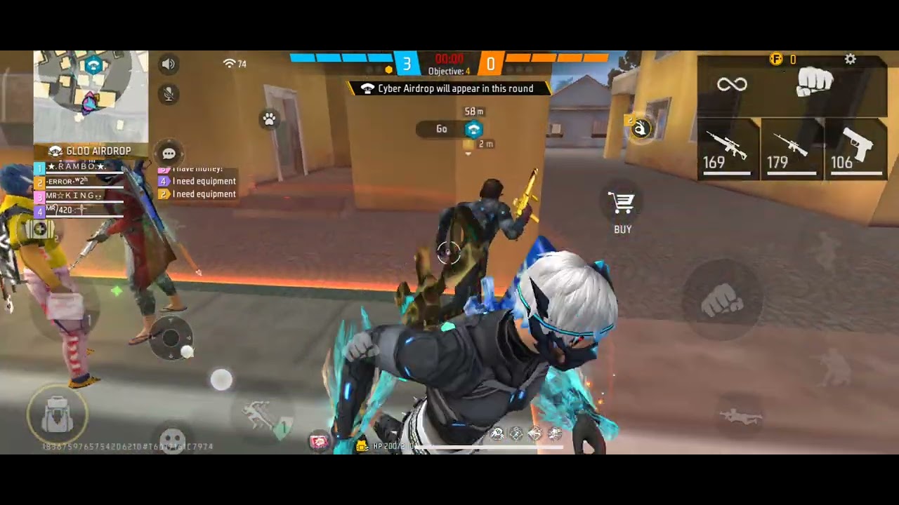 CS RANK PUSH || RAMBO GAMING FREEFIRE BATTLEGROUND MVP - YouTube