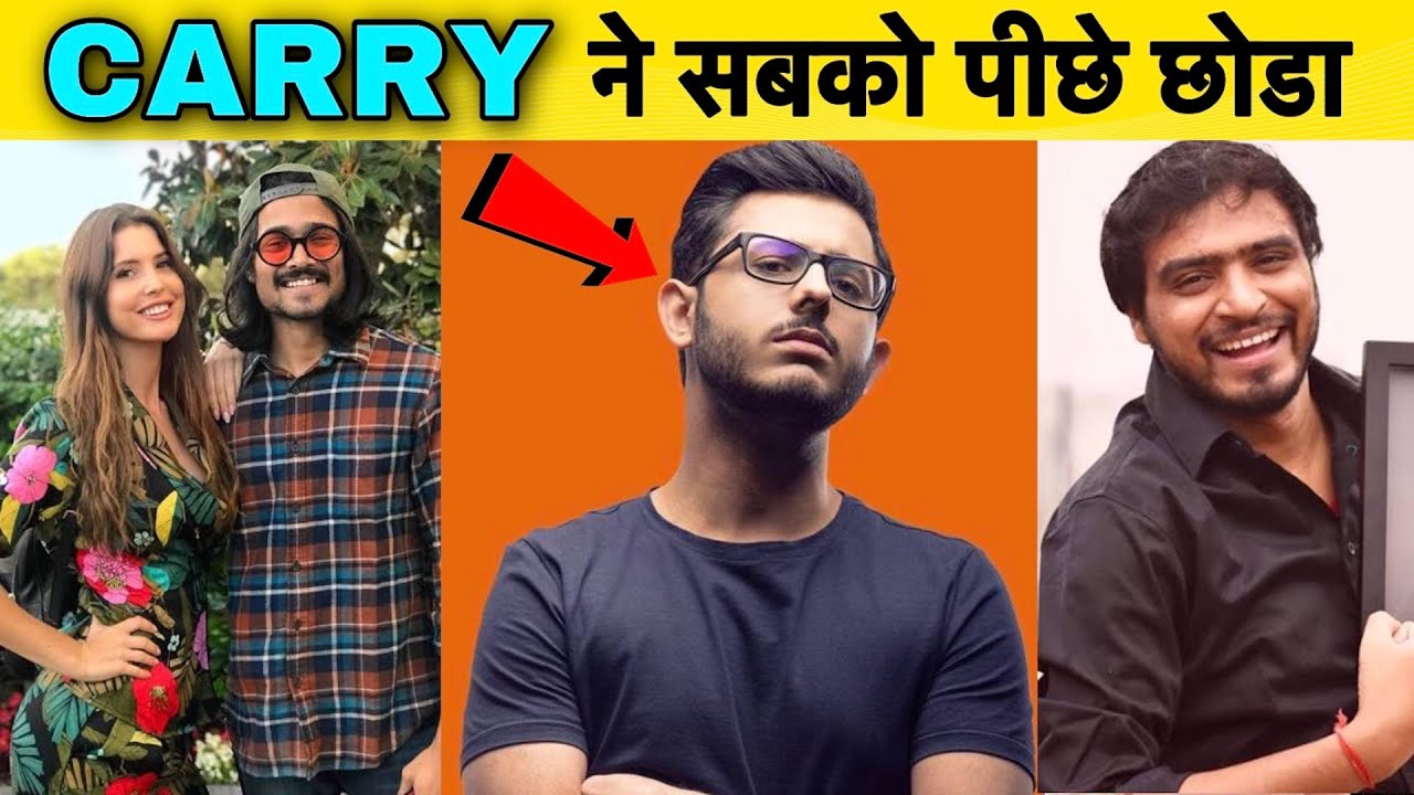 कौन है NO 1 YOUTUBER || TOP 10 INDIAN YOUTUBERS || MOST FAMOUS INDIAN ...