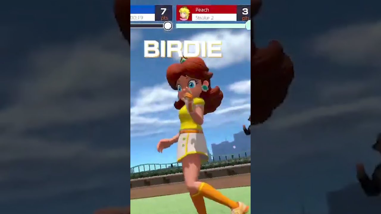 Daisy jumps off a building AND gets a hole in one! 🏌🏻‍♀️ | Mario Golf # ...