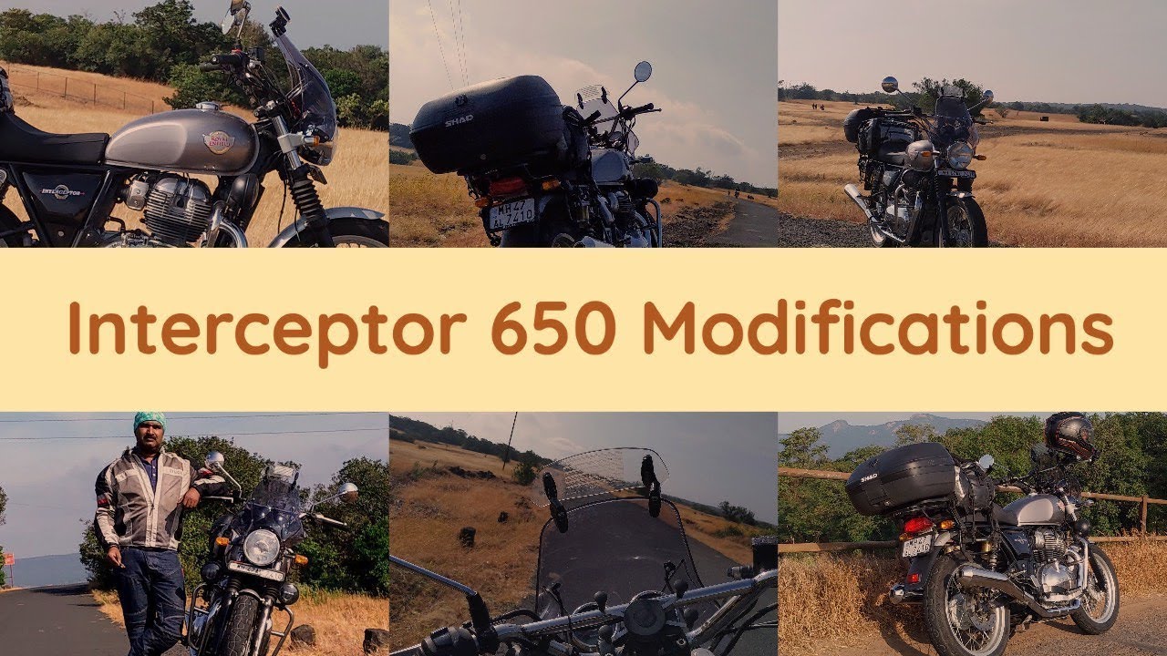 Interceptor 650 Modifications Touring Setup - YouTube