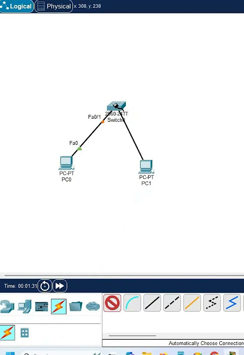 How To Create Basic Topology In Packet Tracer Ccnalab Ciscocertification Youtube