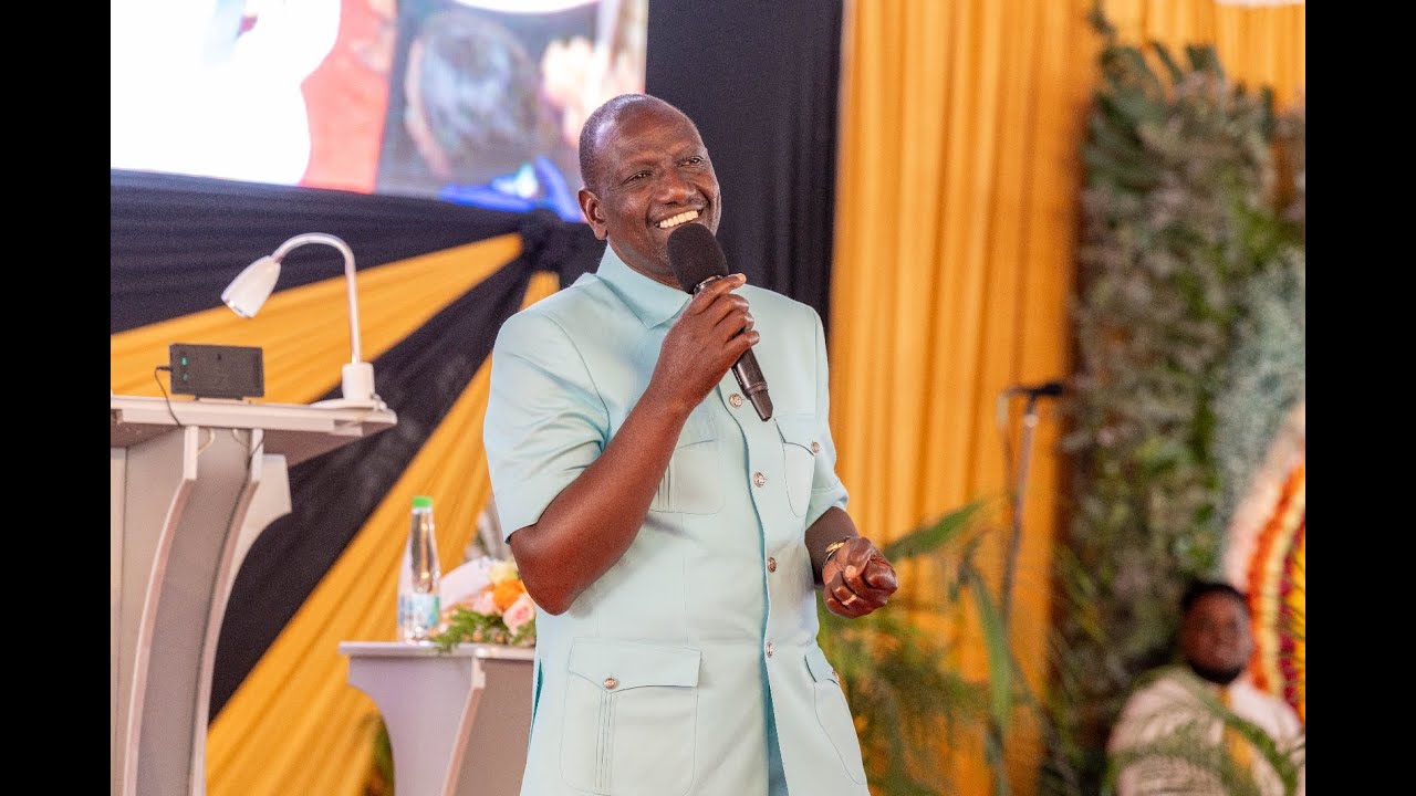 President Ruto attends Church Service in Laare, Meru County. - YouTube