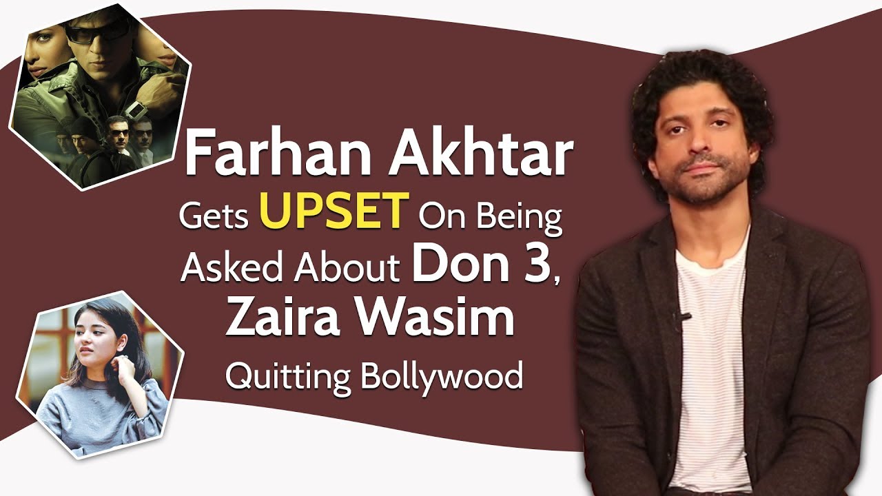 Farhan Akhtar On Zaira Wasim, Don 3 Rumours | Rohit Saraf | The Sky Is ...